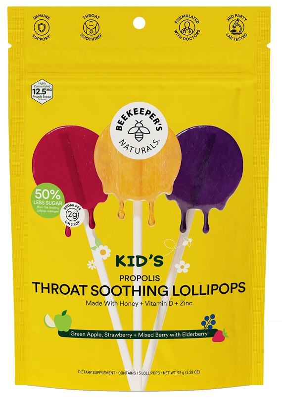 Kid's Throat Soothing 15 Lollipops – The Awesome Life Co. Inc
